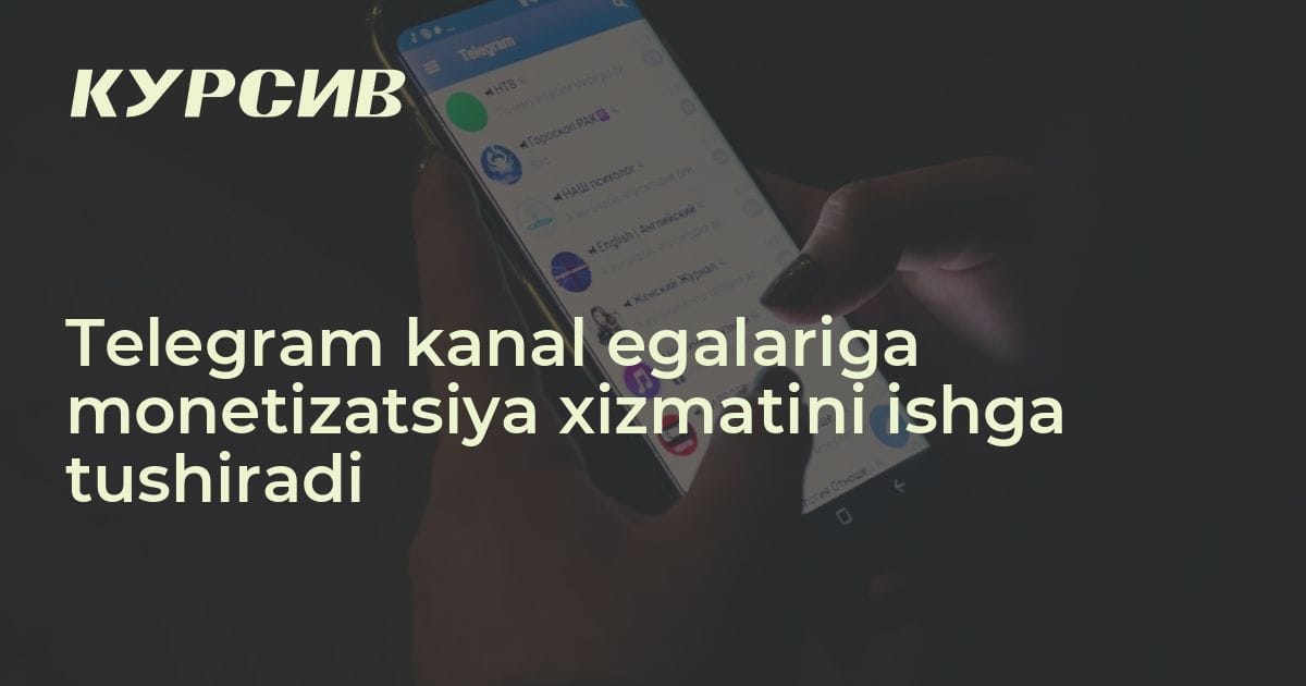 Telegram reklama platformasi