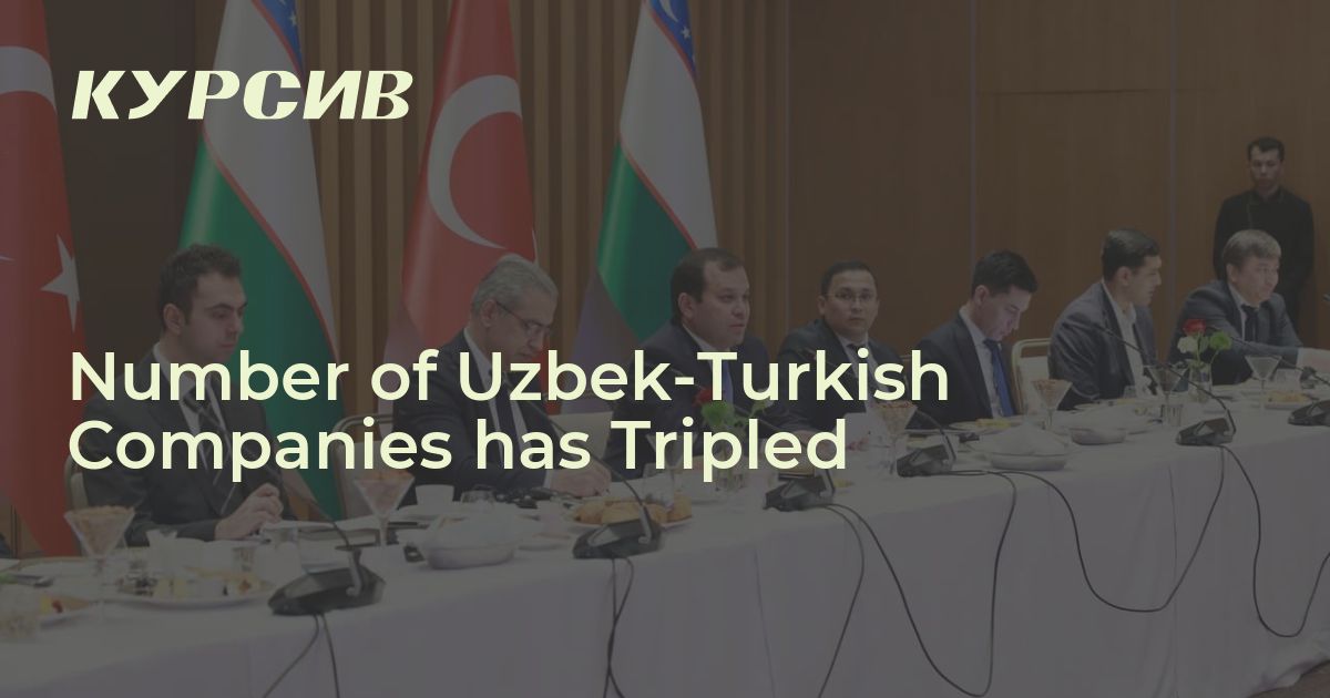 Number of Uzbek-Turkish Companies has Tripled