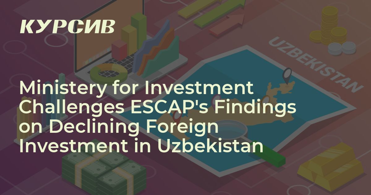 Ministery for Investment Challenges ESCAP's Findings on Declining ...