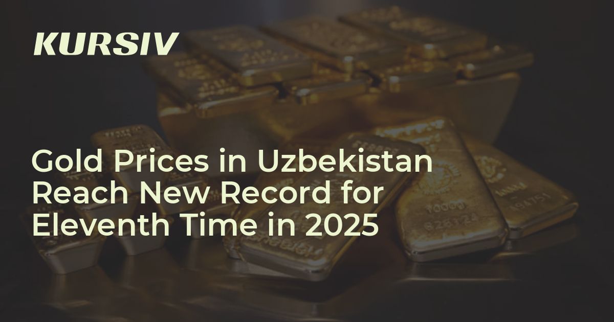 Gold prices in Uzbekistan reach new record as of February 19