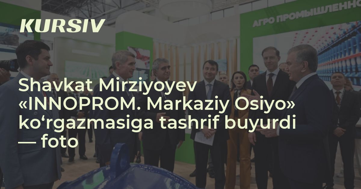 Shavkat Mirziyoyev qaysi ko'rgazmaga bordi