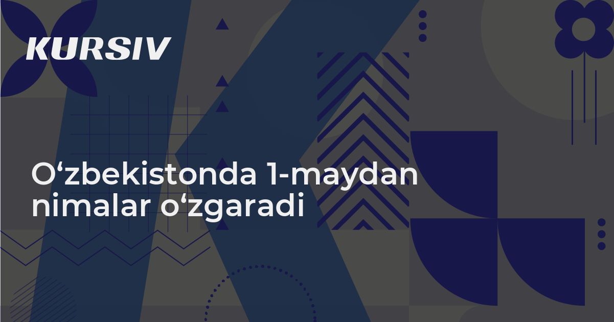 1-maydan nimalar o‘zgaradi