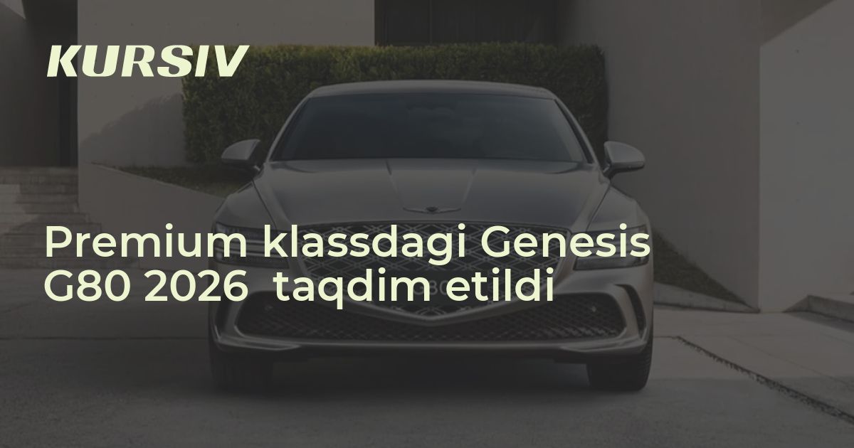 G80 2026 avtomobili qanday xususiyatlarga ega