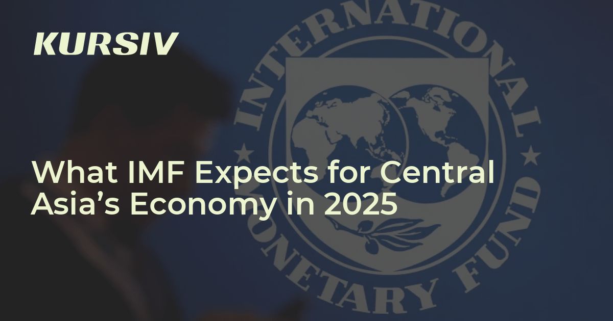 What is IMF’s 2025 economic forecast for Central Asia