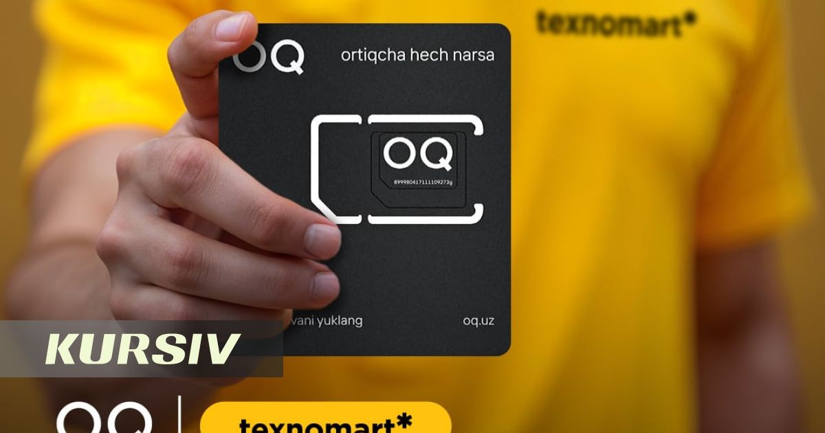 OQ Expands Offline Presence: SIM Cards Now Available at Texnomart Stores