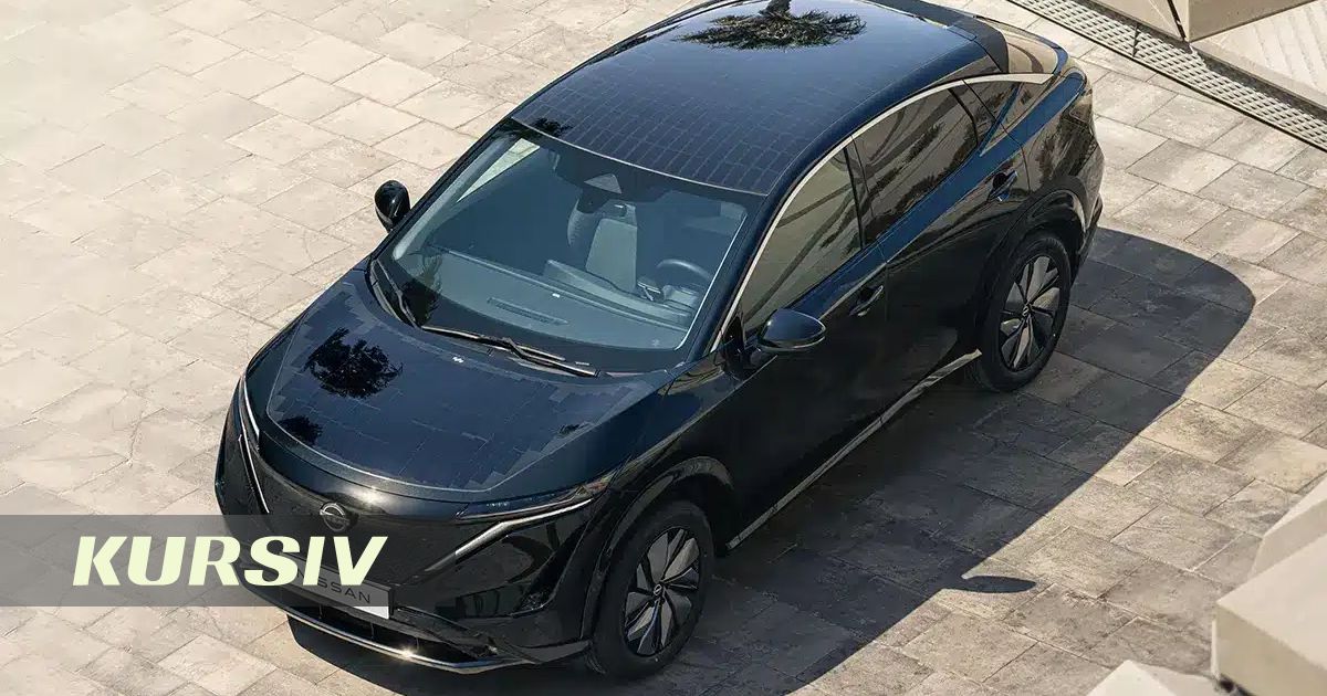 Nissan quyosh panelli Ariya konseptini taqdim etdi