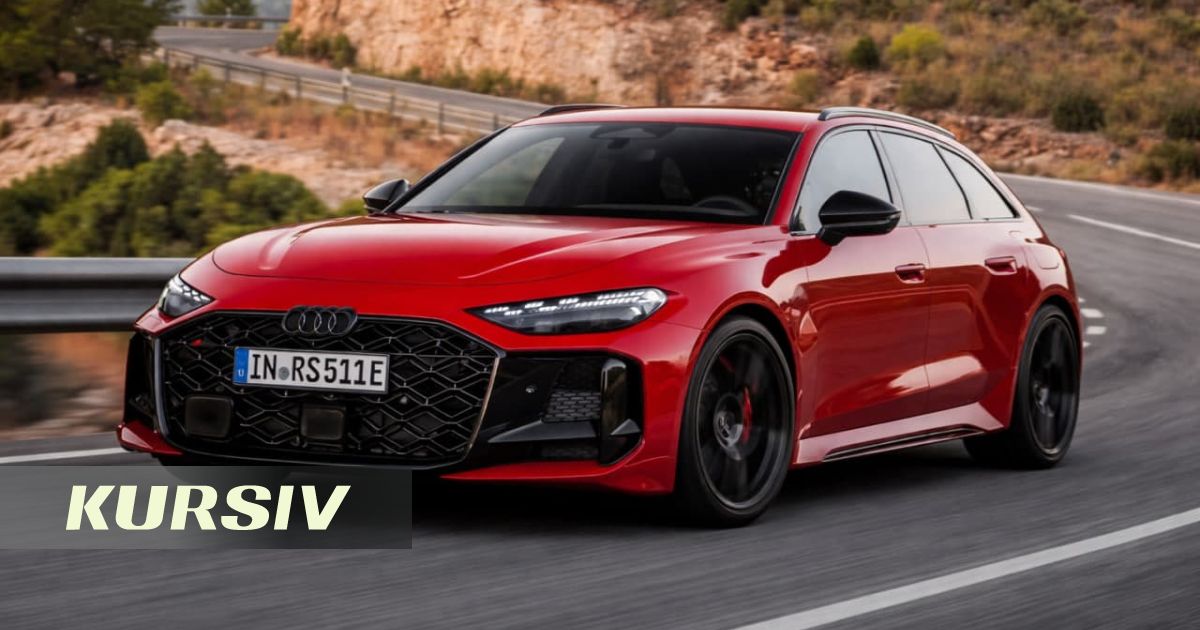 Yangi Audi RS5 avtomobilining vazni 2,3 tonnaga yetdi